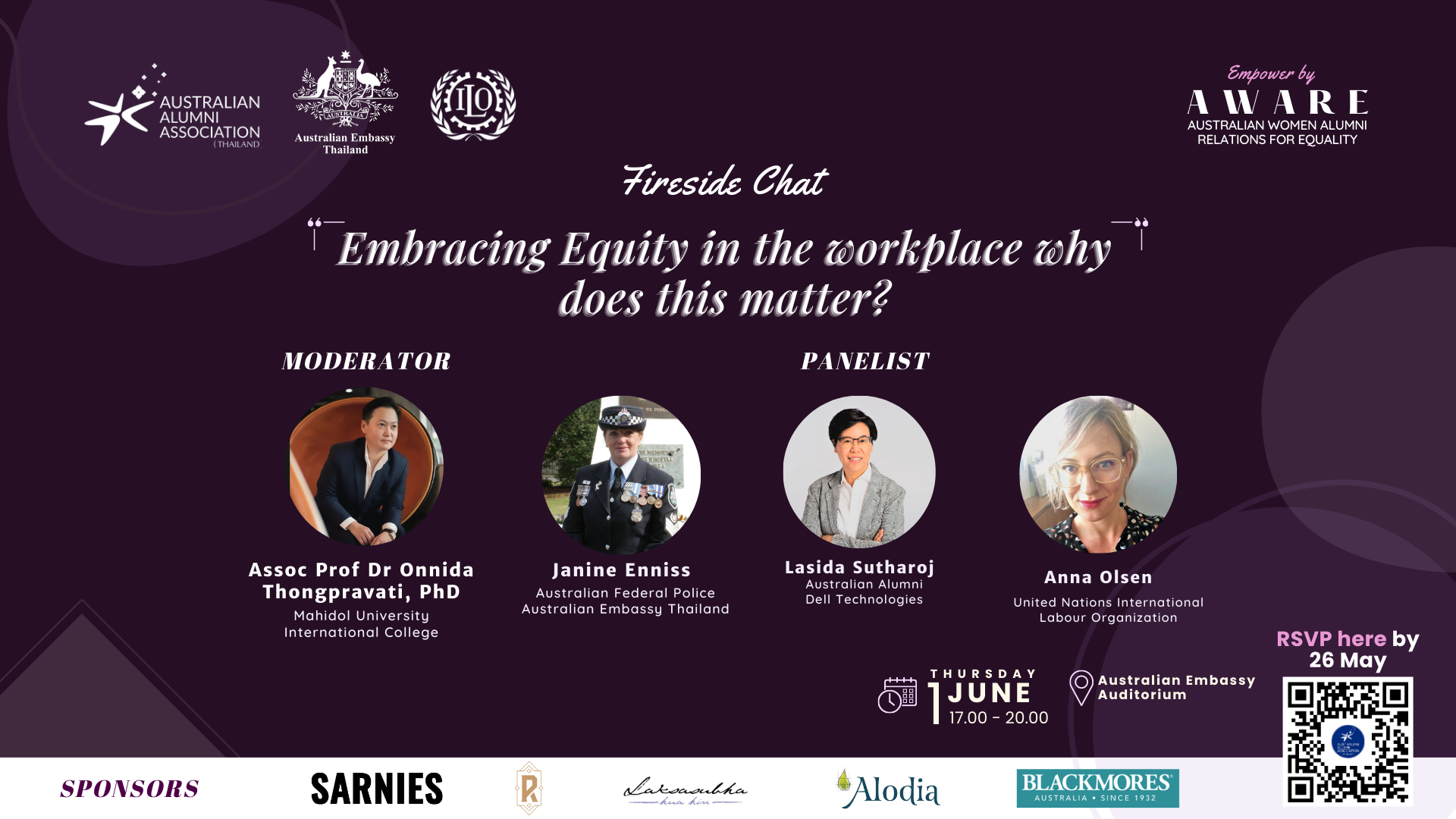 AAA Fireside Chat: "𝙀𝙢𝙗𝙧𝙖𝙘𝙞𝙣𝙜 𝙀𝙦𝙪𝙞𝙩𝙮 𝙞𝙣 𝙩𝙝𝙚 𝙬𝙤𝙧𝙠𝙥𝙡𝙖𝙘𝙚 𝙬𝙝𝙮 𝙙𝙤𝙚𝙨 𝙩𝙝𝙞𝙨 𝙢𝙖𝙩𝙩𝙚𝙧?" - Australian Alumni ...